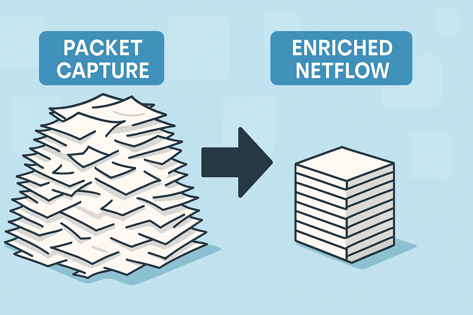 Enriched NetFlow vs Full Packet Capture for Forensics